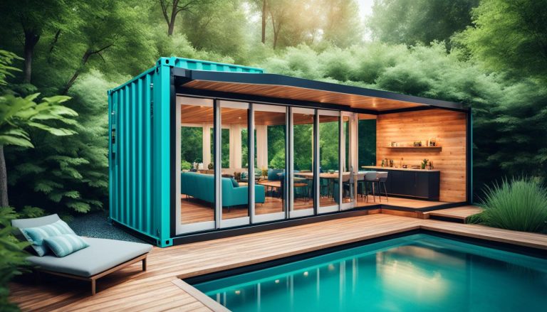 Shipping Container Pool House: Innovative Living – Urban Tiny Houses